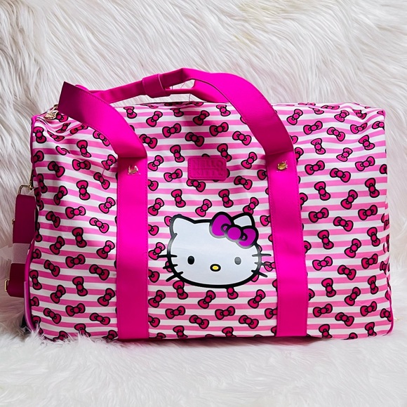 Disney | Accessories | Hello Kitty Rolling Luggage Bag | Poshmark